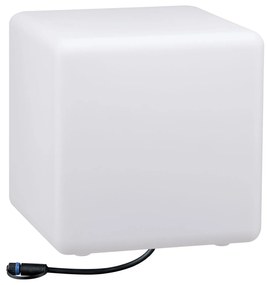 Paulmann 94181 Plug&Shine Cube, venkovní světelný objekt 6,5W LED 3000K, 30x30x30cm, IP67