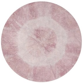 Lorena Canals bavlněný koberec batika - růžový Tie-Dye