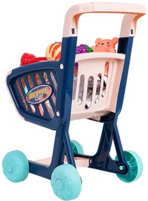 RKToys Dětský nákupní vozík s ovocem a zeleninou