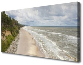Obraz na plátně Pláž Moře Strom Příroda 125x50 cm