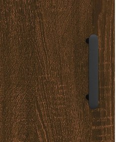 Skříň highboard hnědý dub 69,5 x 34 x 180 cm kompozitní dřevo,  3199632