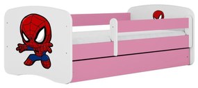 Dětská postel Babydreams superhrdina růžová