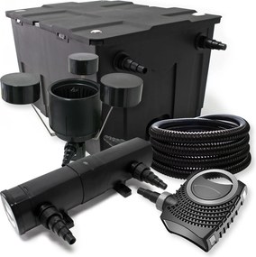 Sada jezírkové filtrace SunSun CBF-550 / CUV-236 – 60000 L, 10000 l/h, 80 W (54080)