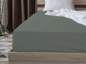 Jersey prostěradlo tmavě zelené 90 x 200 cm