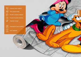 Dětská vliesová fototapeta na zed' Mickey Mouse Komiksy, Disney | 155 x 110 cm | DFTDNM 5204