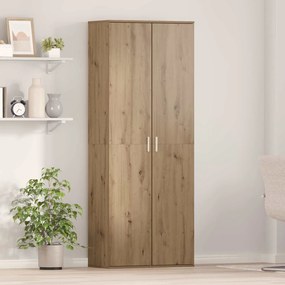 Vysoký bufet 70 x 33,5 x 180 cm Kompozitní dřevo Artisanový dub 3365565