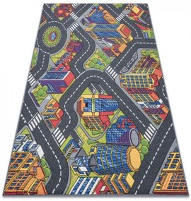 REBEL ROADS koberec Urban life 97 Metropole, ulice protiskluzový pro velikost 140x200 cm | krásné koberce cz