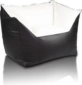 Sedací vak sofa xl ekokůže TiaHome - černá