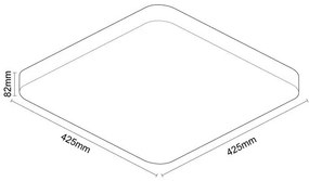 LED Stmívatelné stropní svítidlo OPAL LED/48W/230V Wi-Fi Tuya + DO