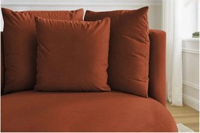 Oranžové sametové křeslo Cesar – Bobochic Paris