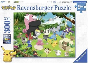 Puzzle ravensburger puzzle 132454 rozdovádění pokémoni 300 dílků