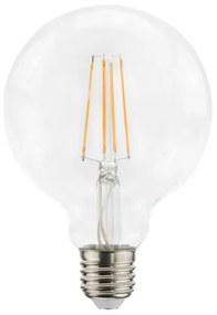 Prémiová retro LED žárovka E27 7W 806lm G95 teplá, filament, ekv. 60W, 3 roky