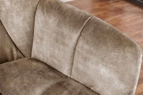Designová otočná židle Vallerina béžová / šedo-hnědá