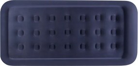 Nafukovací matrace s pumpou, 191×91×44 cm, modro-bílá