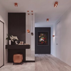 Sollux Lighting Nástěnné svítidlo QUAD 1 okrově červené