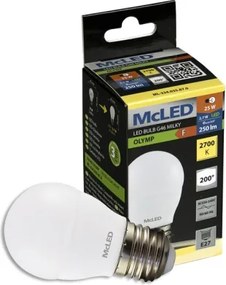 LED žárovka E27 McLED G45 2,7W (25W) teplá bílá (2700K) ML-324.035.87.0