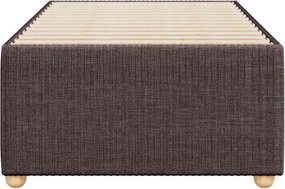 Rám postele bez matrace tmavě hnědý 90 x 200 cm textil 3284910