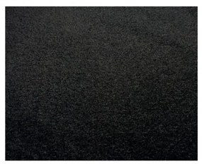 Vopi | Kusový černý koberec Eton - 50x80 cm
