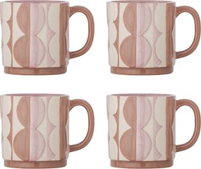 BLOOMINGVILLE Set 4 hrnků SAUL růžová 240 ml 82063238