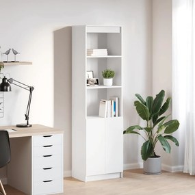 Vysoká deska bílá 50x35x180 cm Dřevěná konstrukce 3328462