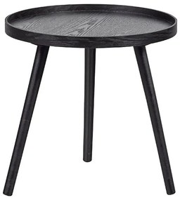 Odkládací stolek mesa m ø 45 x 45 cm černý MUZZA