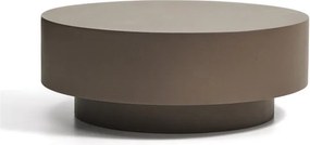 Betonový kulatý zahradní konferenční stolek ø 60 cm Garbet – Kave Home