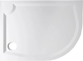 Gelco Vaničky - Sprchová vanička RIVA, 1200x900 mm, levá, bílá GR12090L