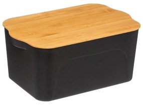 Úložný box Black, 21,5x14x32,5 cm, černá