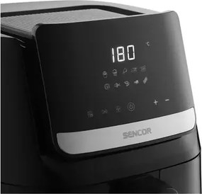 SENCOR SFR 6550BK-EUE3 černá / Horkovzdušná fritéza / 1600W / 6.5 L /