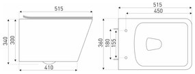 Aplomo Geberit Duofix Tinos/Delta white WC závěsný komplet