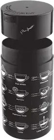 Lamart Kaffe Dóza na kávu 1350ml černá-bílá / plast