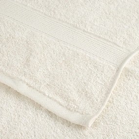 Premium ručníky SOLUND 2 ks krémové 100 x 200 cm 600 g/m² 137485