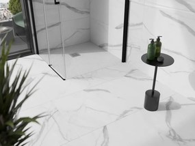 Mexen Stone+ kompozitní čtvercová sprchová vanička 80 x 80 cm, bílá - 44108080