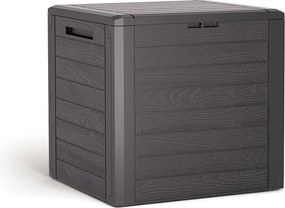 Zahradní box WOODEBOX 140 l - tmavě hnědá 58,5 cm PRMBWL140-440U