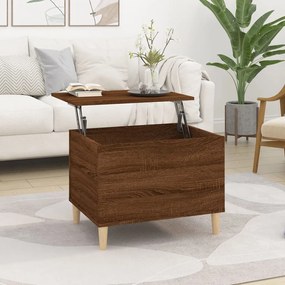Konferenční stolek hnědý dub 60x44,5x45 cm kompozitní dřevo