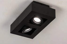 Stropní stmívatelné LED svítidlo do kuchyně Rivolli Black 2