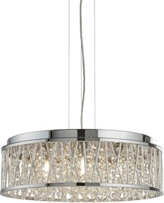 XXXLutz KŘIŠŤÁLOVÉ ZÁVĚSNÉ SVÍTIDLO, 48/135 cm - 003187005201