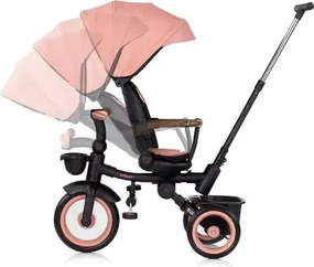 CHIPOLINO Tříkolka se stříškou Urban 2v1 Pink Marshmallow