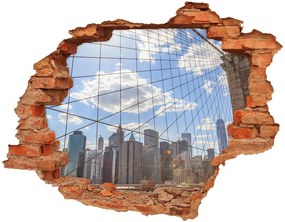 Wallmuralia Fototapeta díra na zeď 3D Most New York 90x70 cm