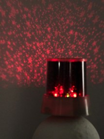 Sinsay - Rotační LED RGB projektor hvězd - béžová