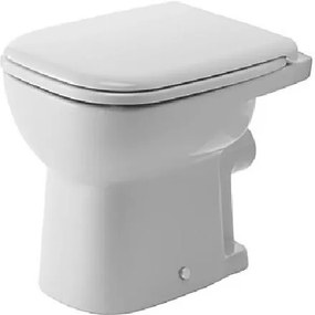 Duravit D-Code - Stojící WC, ploché splachování, zadní odpad, bílá 21090900002
