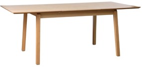 Rozkládací jídelní stůl Zabrina 140-200 cm přírodní dub