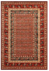 Perský kusový koberec Osta Kashqai 4301/300 červený Pazyryk Osta 135 x 200