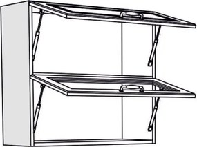Spodní skříňka Rustic VH80 B - bílá