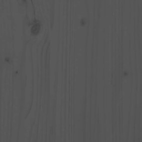 Botník šedý 110 x 34 x 45 cm masivní borové dřevo - Default Title
