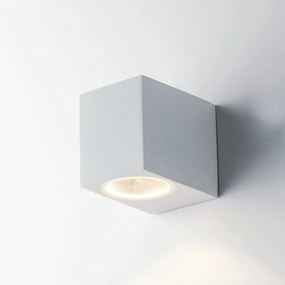 FAN I-QUBO-AP1 BCO Venkovní nástěnné svítidlo Qubo bílé, 1xGU10, IP54, 9,3 x 8 x 6,7 cm - FANEUROPE