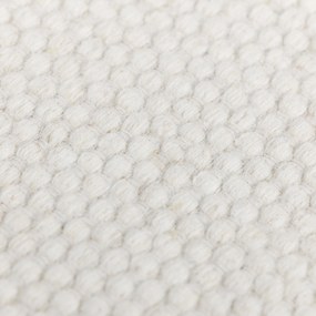 My Flair, Kusový koberec Wooly Dreamscape naturweiß čtverec, 160x160, bílá, chodba / předsíň