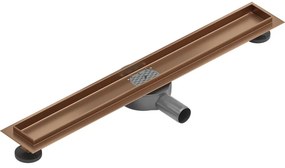 Mexen Flat 360° tělo pro liniový odtok otočné 50 cm, kartáčovaná měď - 1C40050