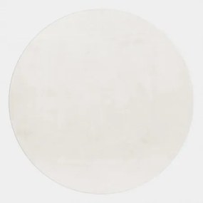 Kusový koberec kruh Pouffy 5100 cream Kruh 120 cm průměr