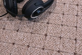 Condor Carpets, AKCE: 150x220 cm Kusový koberec Udinese béžový new - neúčtujeme odřezky z role - obšitý ze všech stran, šíře, béžová, filc, chodba / předsíň